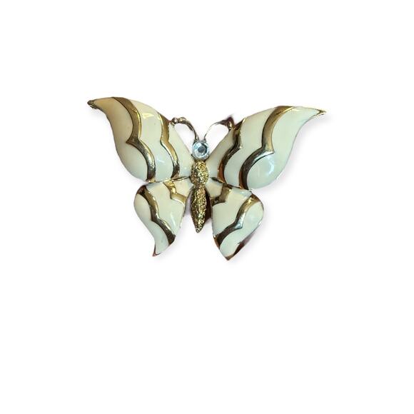 Panetta | Jewelry | Vintage Panetta Enamel Butterfly Brooch Exquisite ...